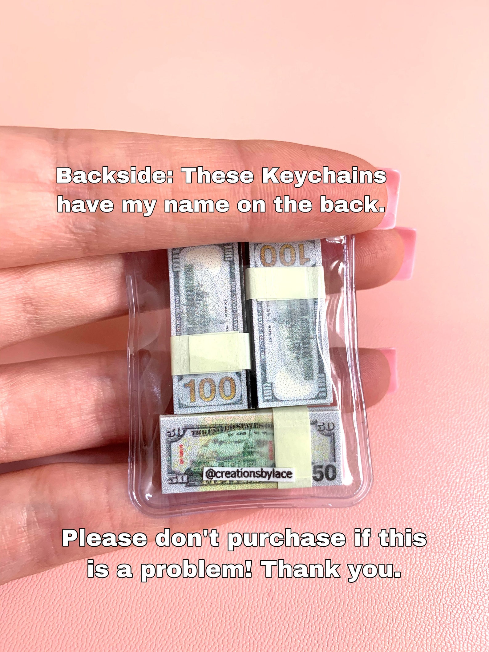 Handmade Mini Money Stack Bag Charms Manifesting Money Bags - Etsy