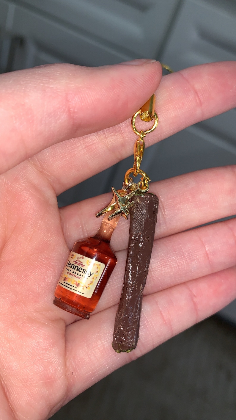 Mini Hennessy & Blunt Keychain Set - Etsy