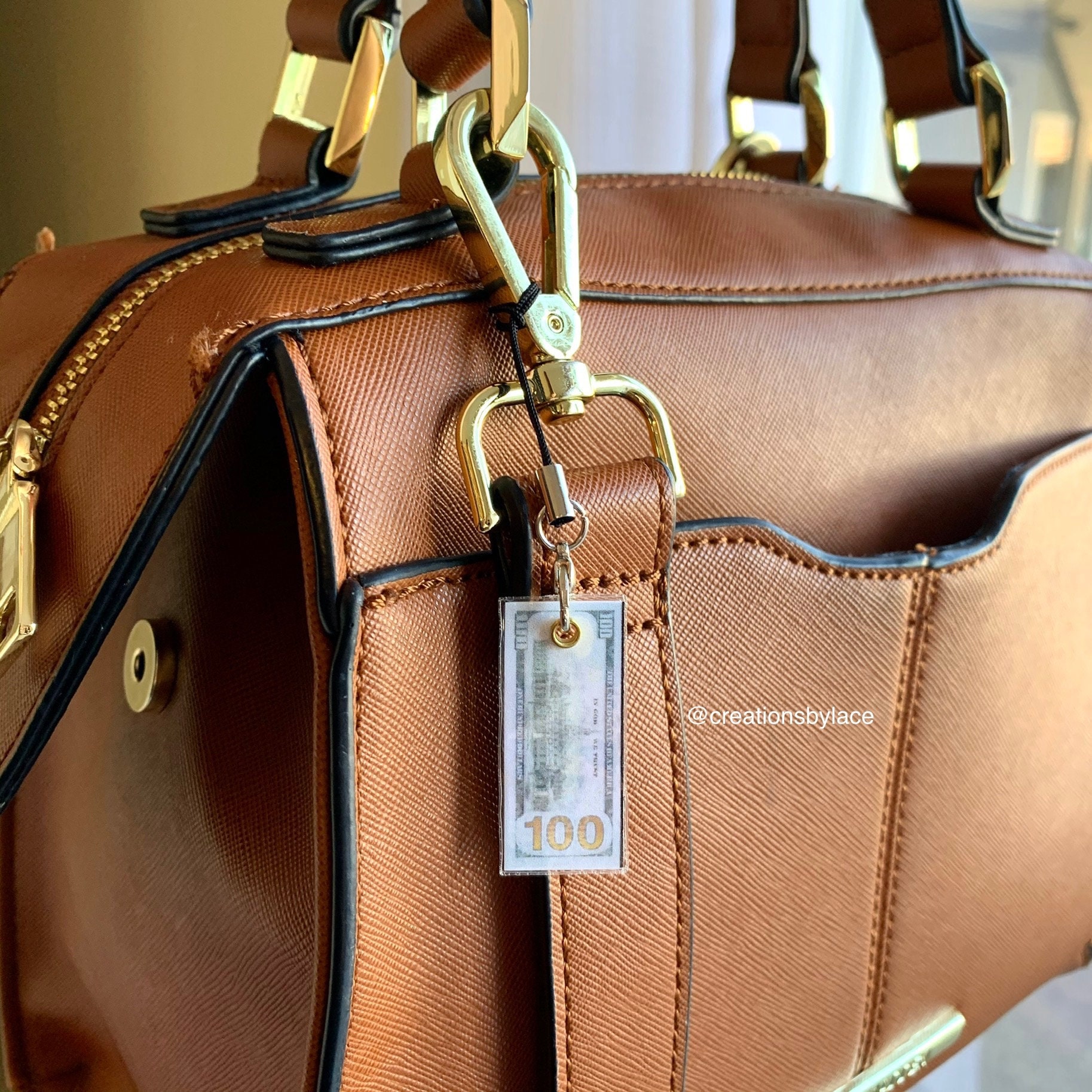 Lucky Money Charm Mini 100 Dollar Bill Charm - Etsy