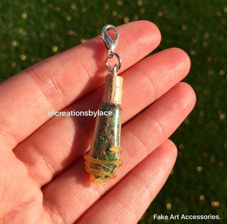 Handmade AUTHENTIC Mini FAKE Joint Charm | Etsy