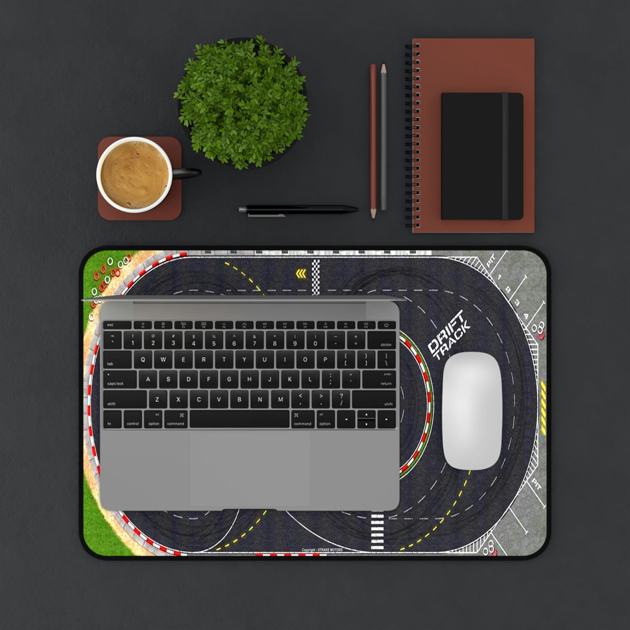 Strake Motors 1/64 Scale Miniature Diecast MOUSE PAD Drift Track 1 ...