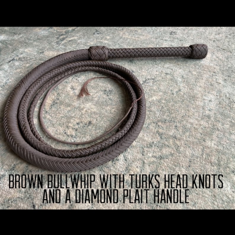 Custom American Made Bullwhips Custom Made to Order Sixteen Plait Six ...
