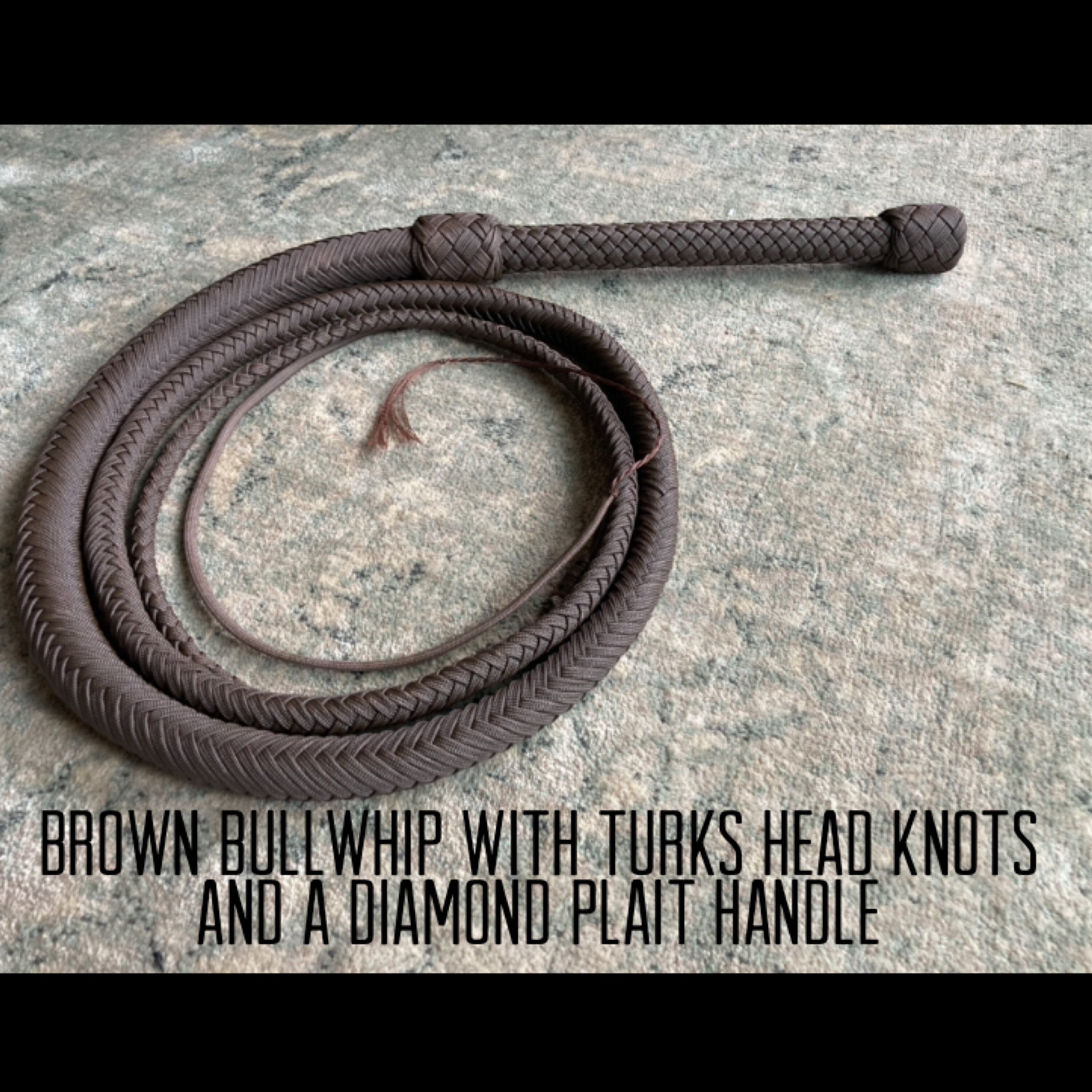 Custom American Made Bullwhips Custom Made to Order Sixteen Plait Six ...