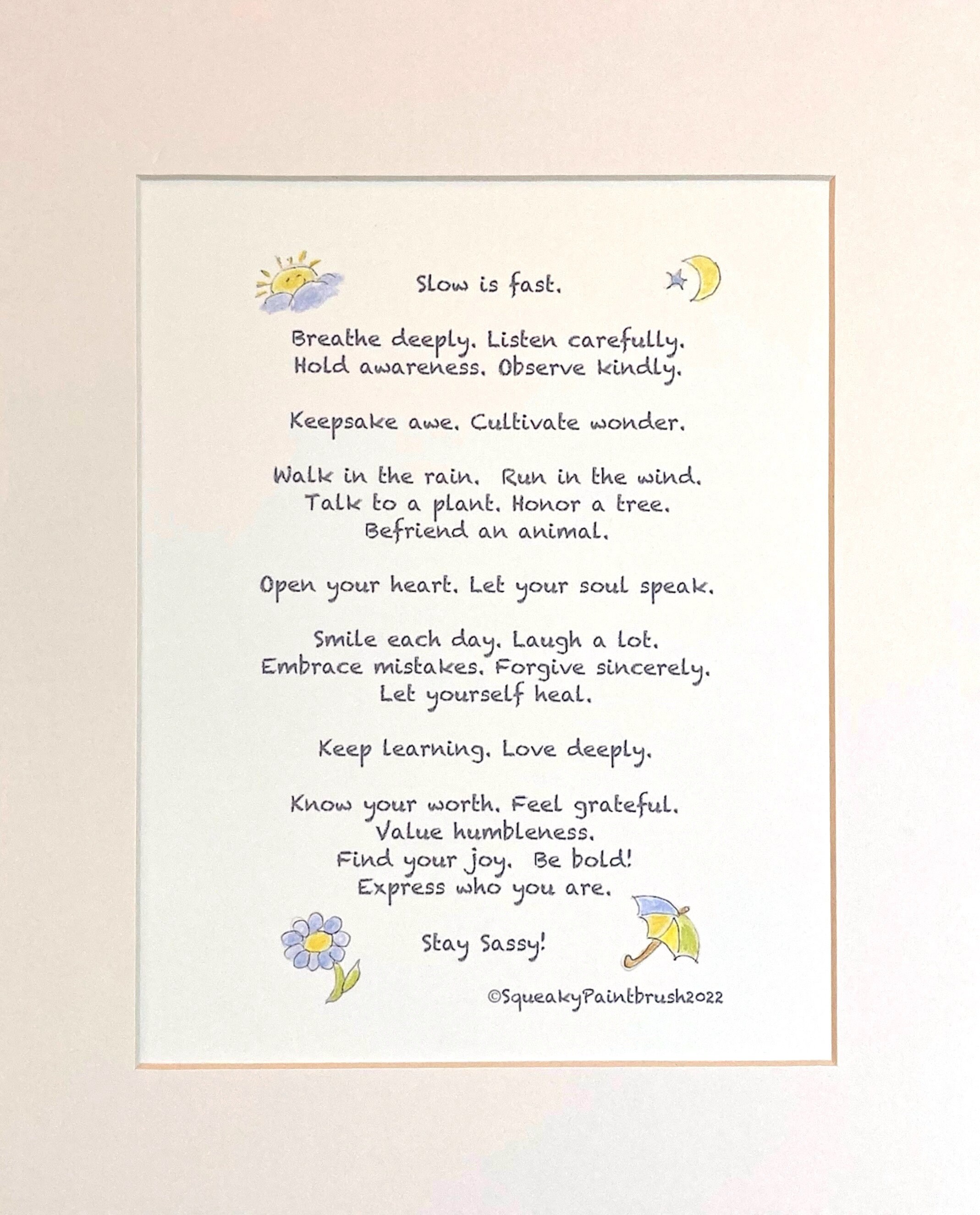 Slow is Fast - Etsy