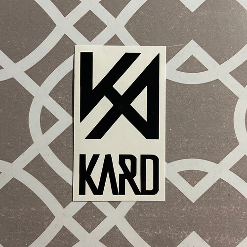 KARD Logo Decal - Etsy