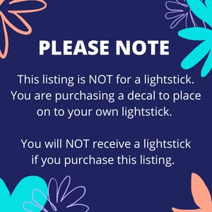 K/DA Lightstick Decal Kit Blades Akali Ahri Evelynn Kai'sa | Etsy