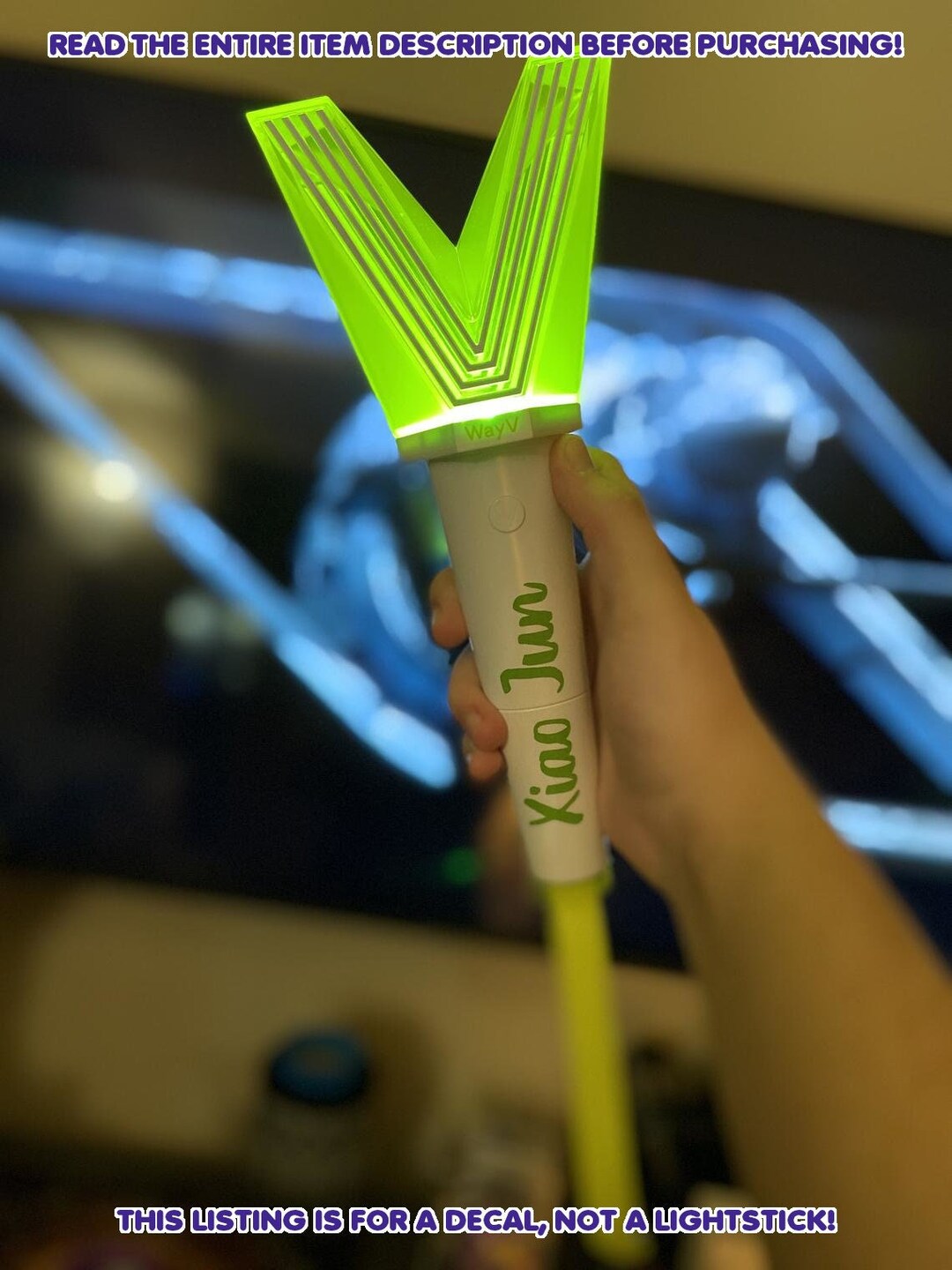 Wayv Lightstick Decals Wayzenni Ziao Jun Lucas Winwin Ten - Etsy