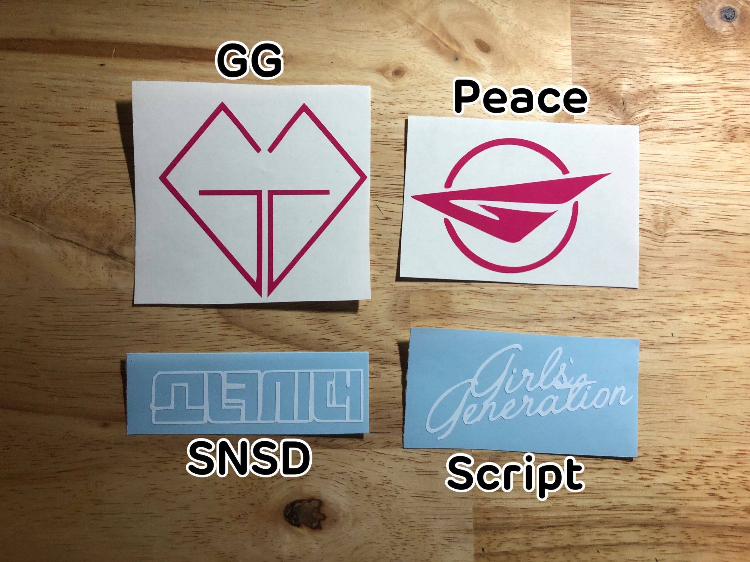 Girls Generation / SNSD Logo Decals | Etsy