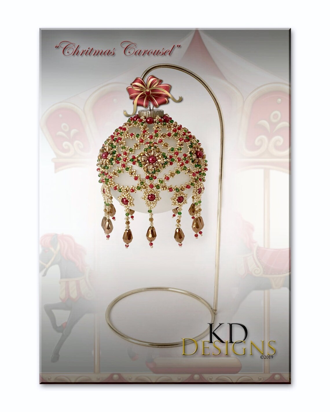 Tutorial/pattern for christmas Carousel | Etsy