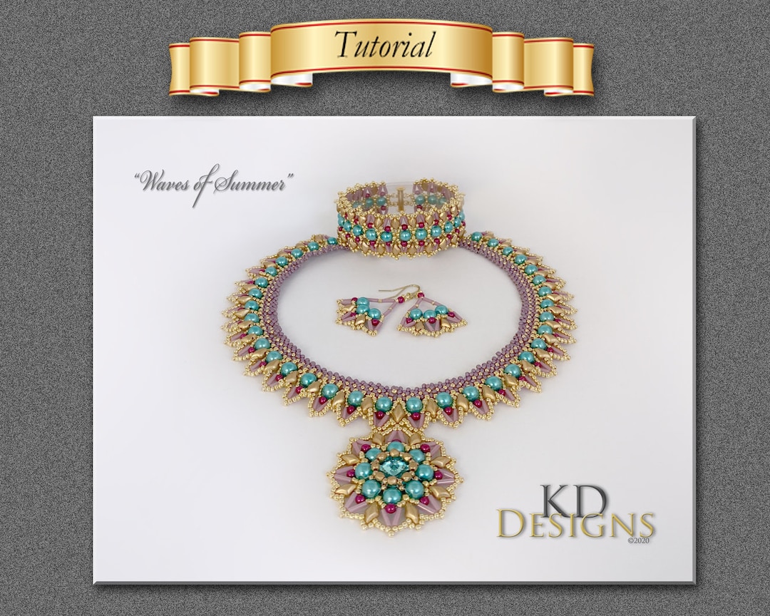 Tutorial/pattern for "waves of Summer" - Etsy