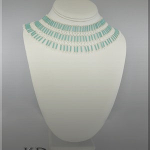 Beaded Net Necklace Pattern - Etsy