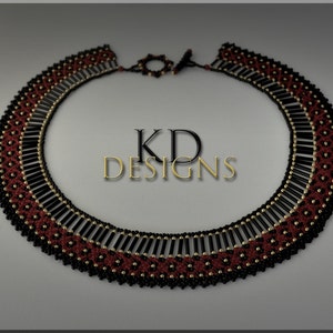 Beaded Net Necklace Pattern - Etsy