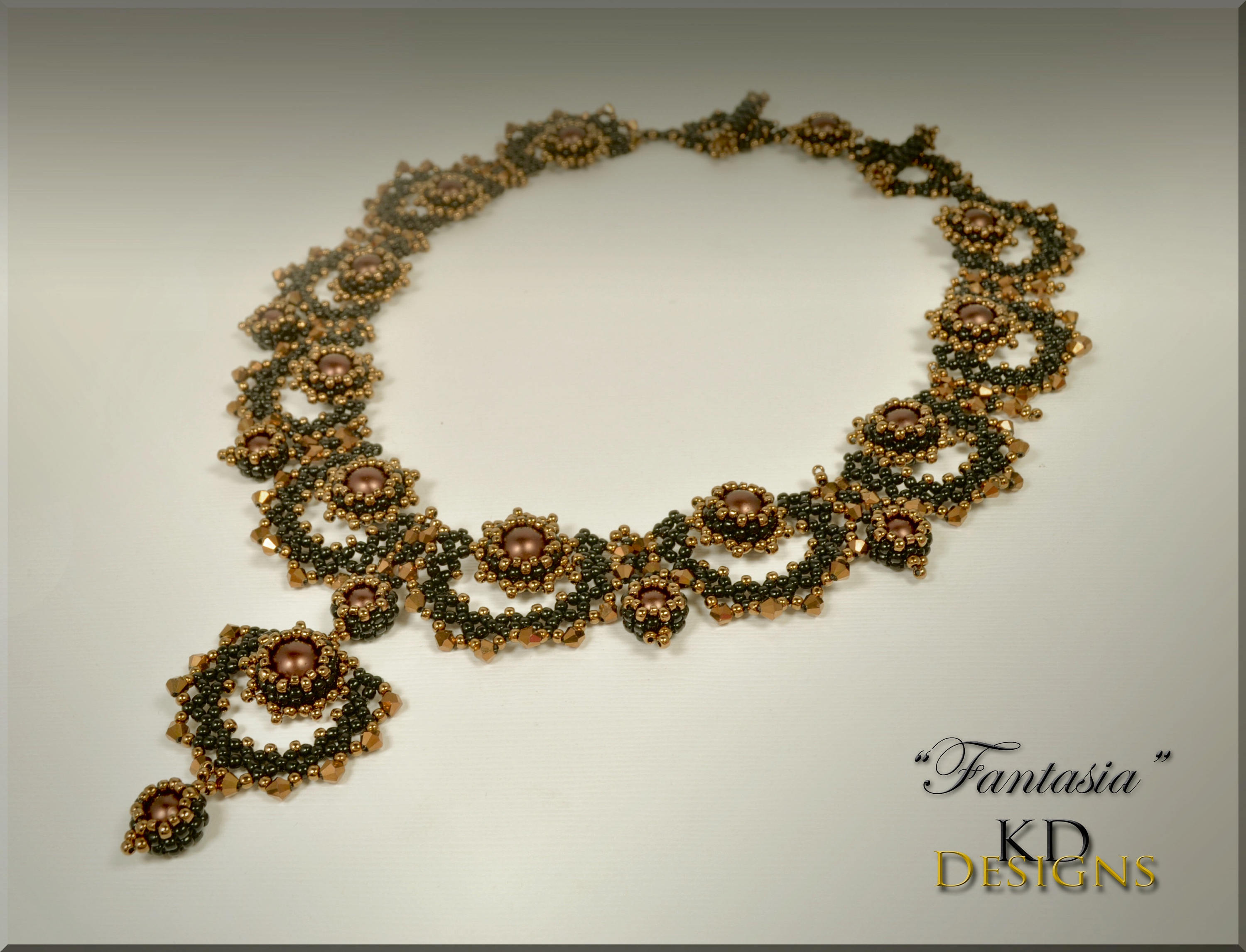 Tutorial/pattern for "fantasia" Necklace Set - Etsy