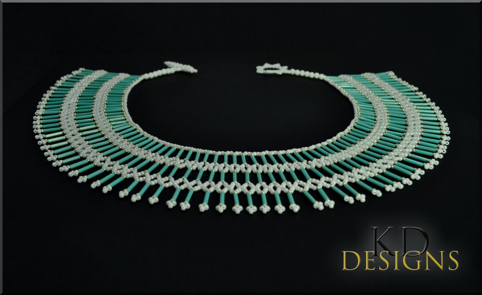 Beaded Net Necklace Pattern - Etsy