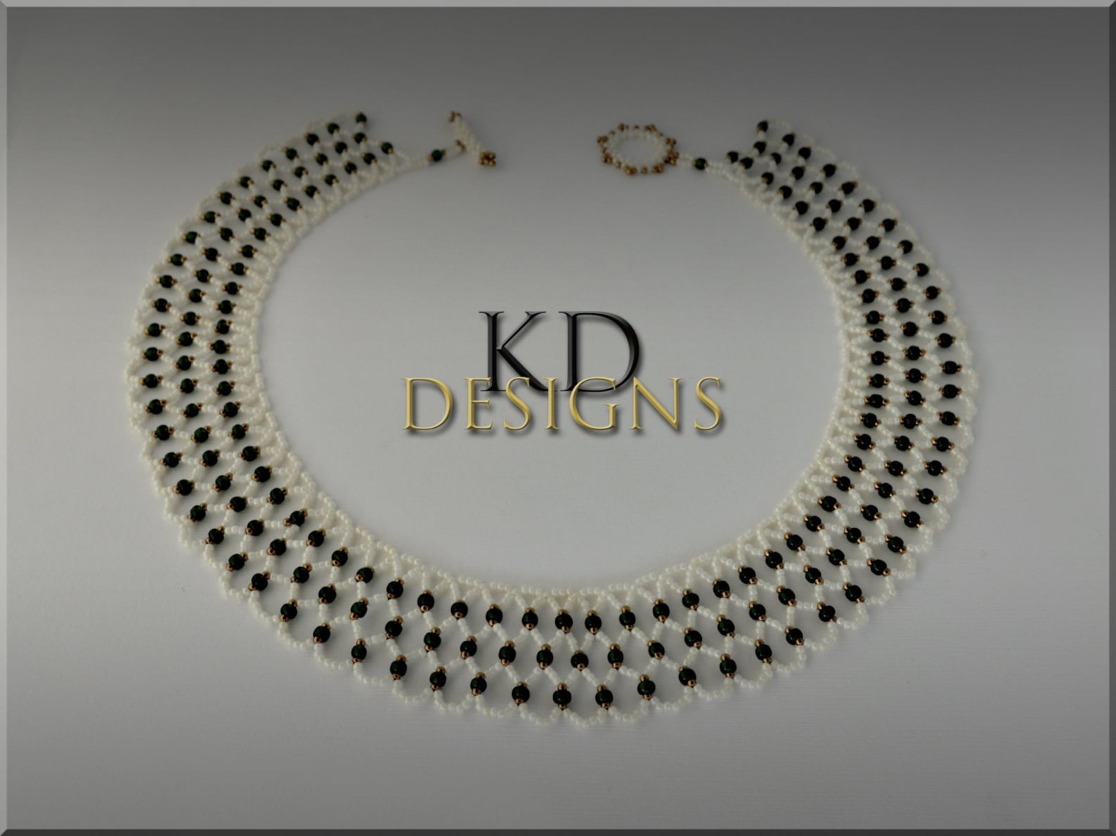 Beaded Net Necklace Pattern - Etsy