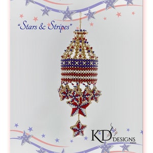Tutorial/pattern for "stars & Strips" Ornament 2023 - Etsy