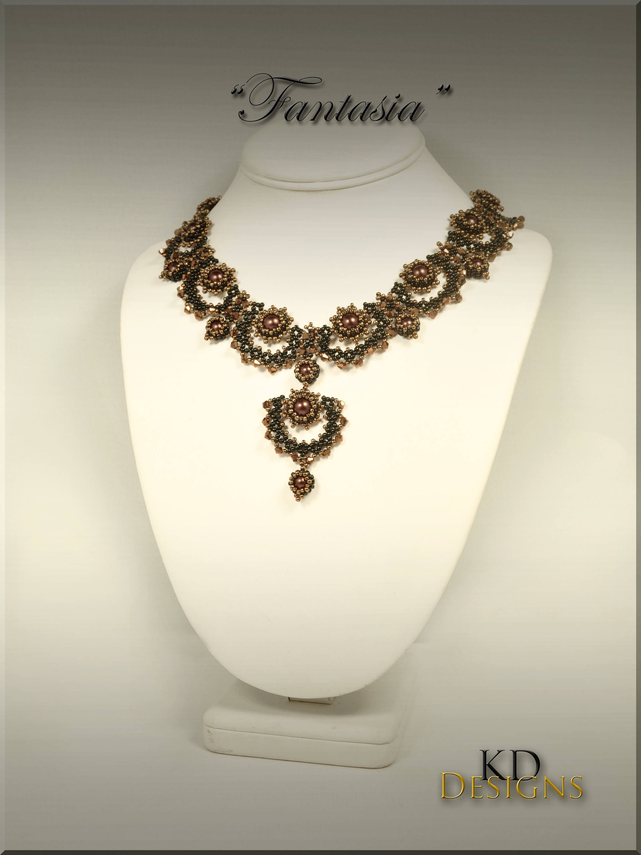 Tutorial/pattern for "fantasia" Necklace Set - Etsy