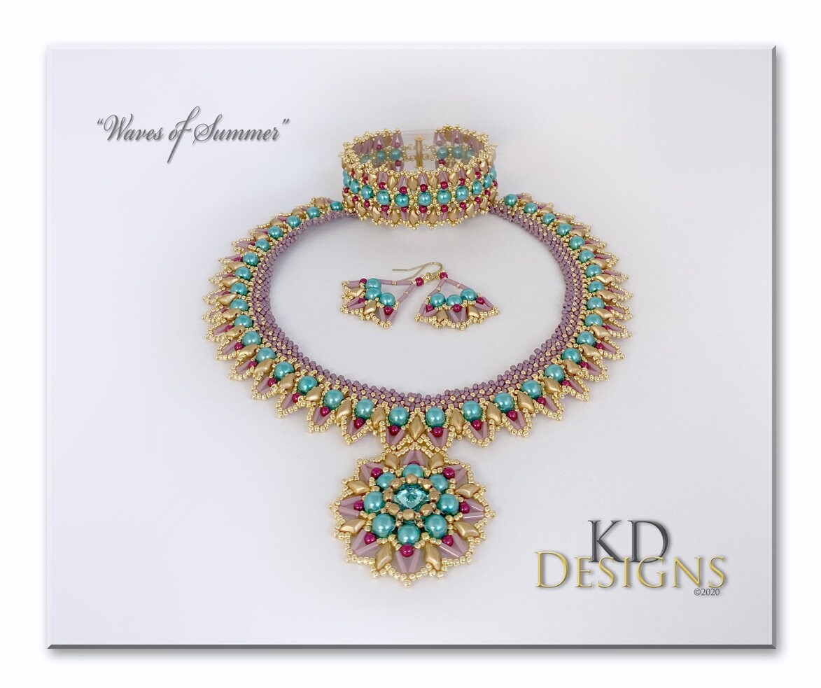 Tutorial/pattern for waves of Summer - Etsy