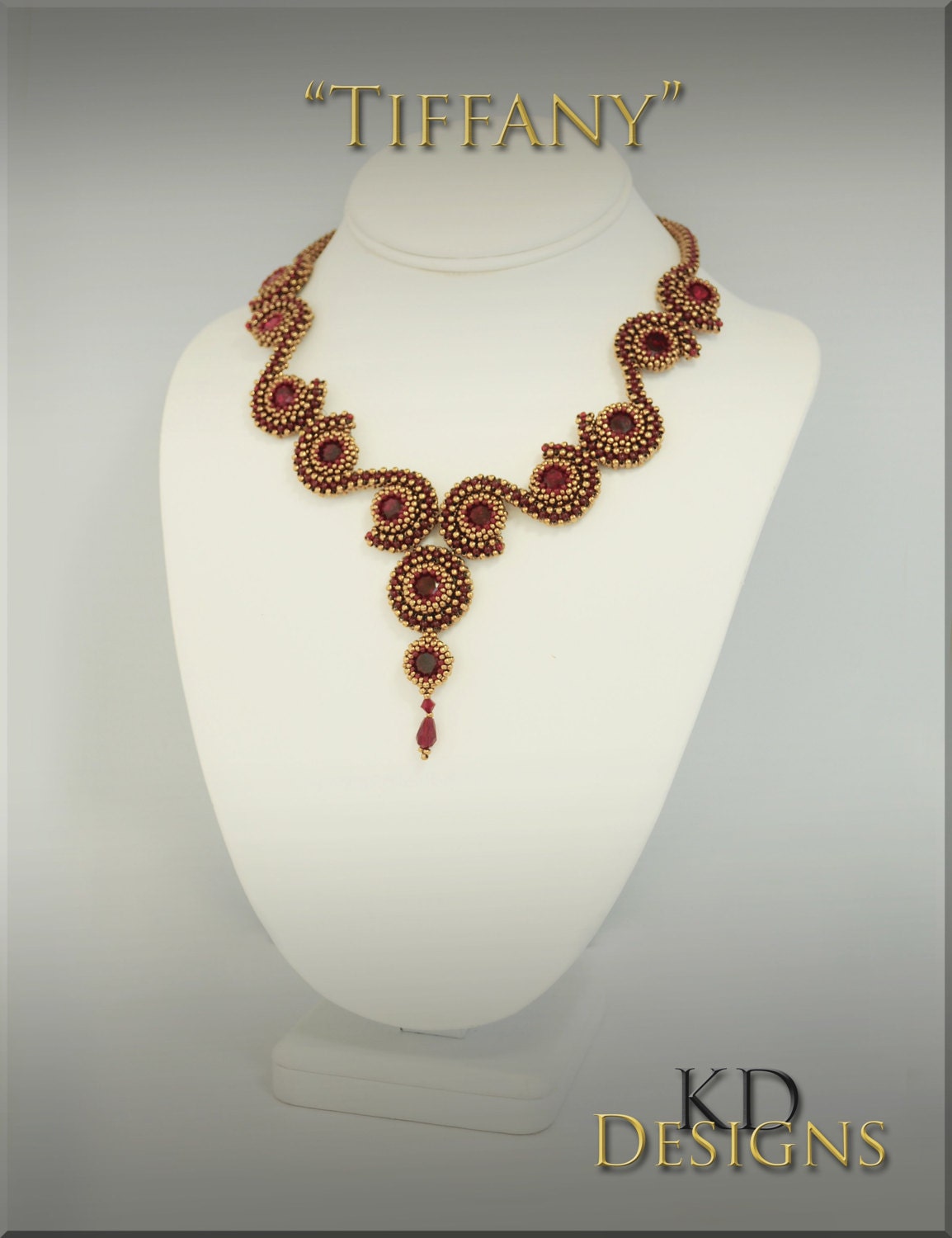 Tutorial/pattern for "tiffany" With Matching Earrings - Etsy