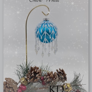 Tutorial/pattern for "snow White" Bauble Cover - Etsy