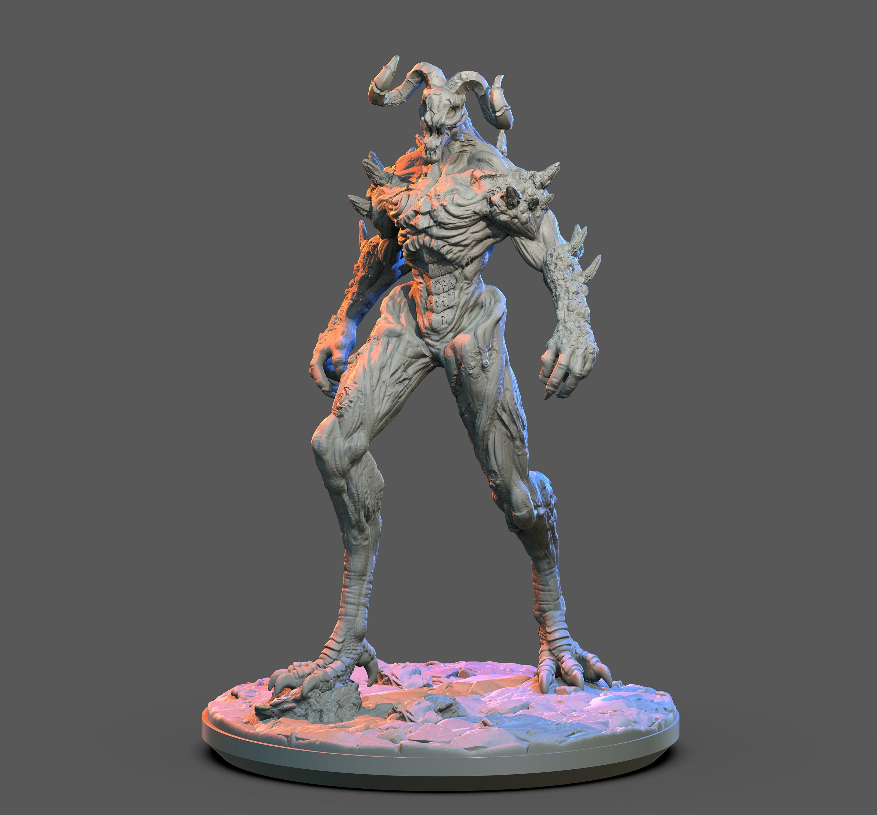 Toys & Games DnD role-playing RDR Argus resin miniature to be mounted ...