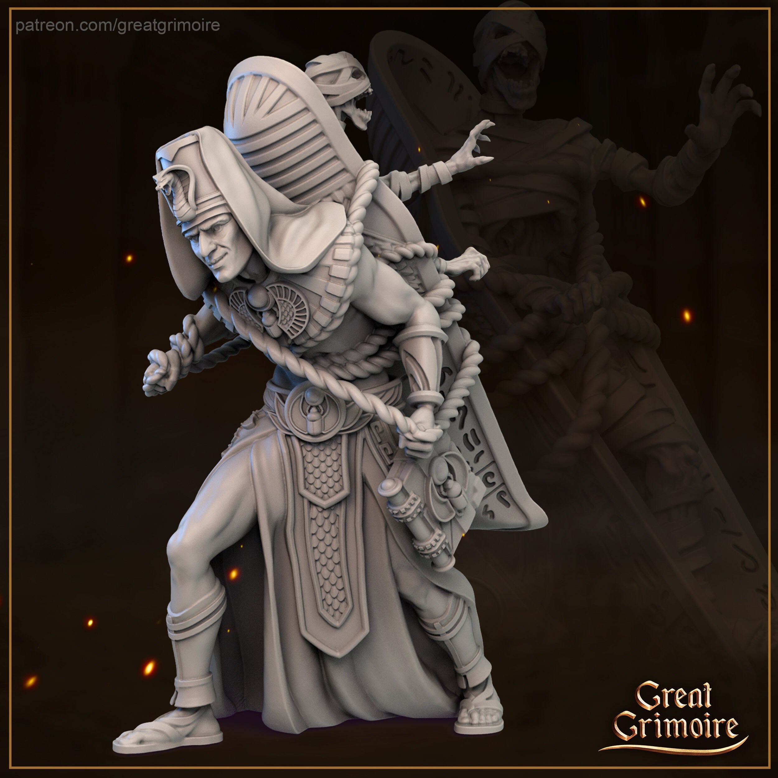 High Priests of Egypt Fantasy Dungeons and Dragons D&D RPG - Etsy