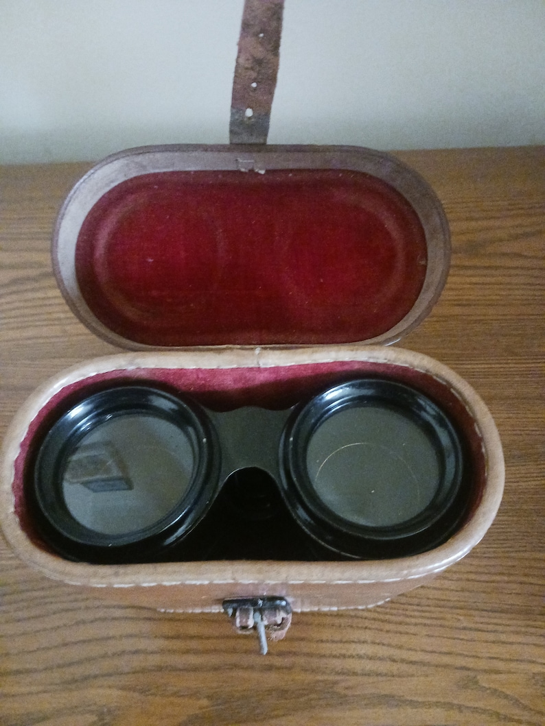 Antique Chevalier French Opera Glasses With Original Leather Carrying ...