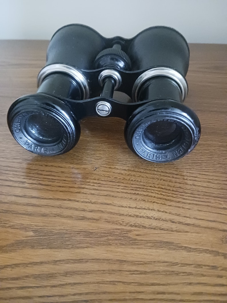 Antique Chevalier French Opera Glasses With Original Leather Carrying ...
