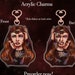 Scarlet Witch Wanda Maximoff Acrylic Keychain Charm Elizabeth Olsen ...