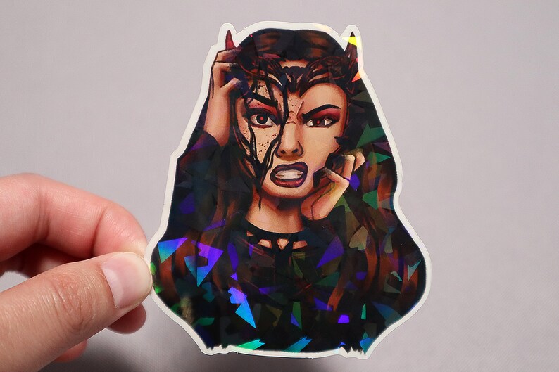 Scarlet Witch Wanda Maximoff Sticker Elizabeth Olsen Wandavision Marvel ...