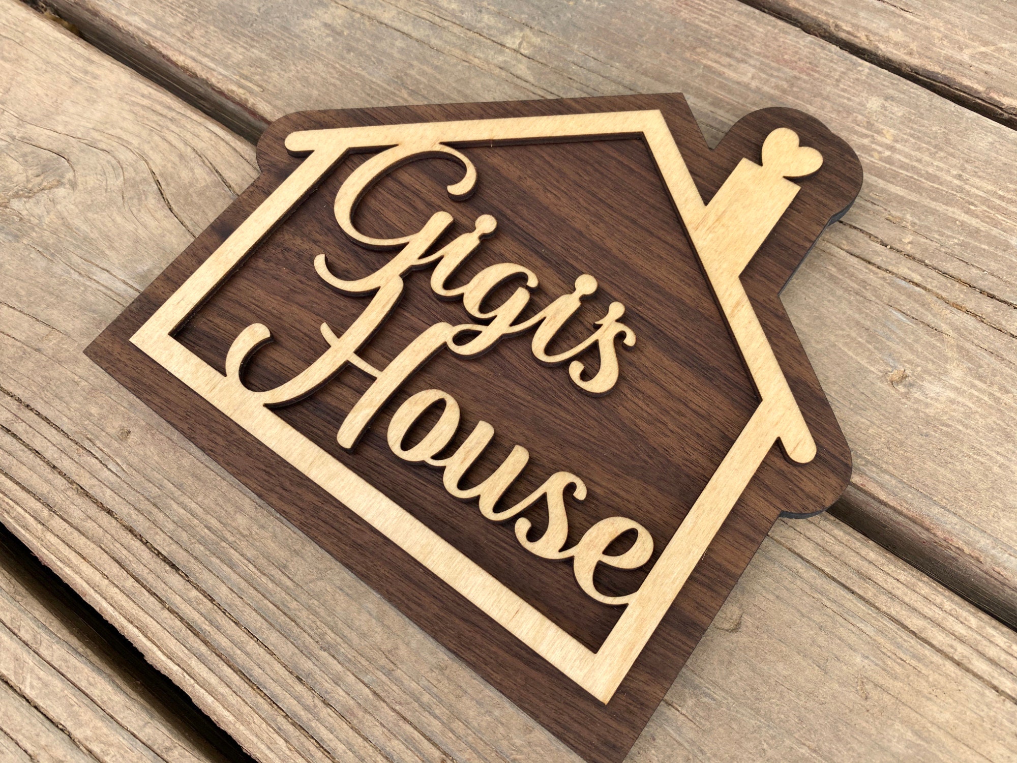 Gigi's House Sign for Your Gigi Mothers Day Gift Mother Grandmother ...