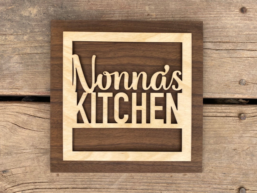 Nonna's Kitchen Sign for Your Nonna - Mothers Day Gift - Mother ...