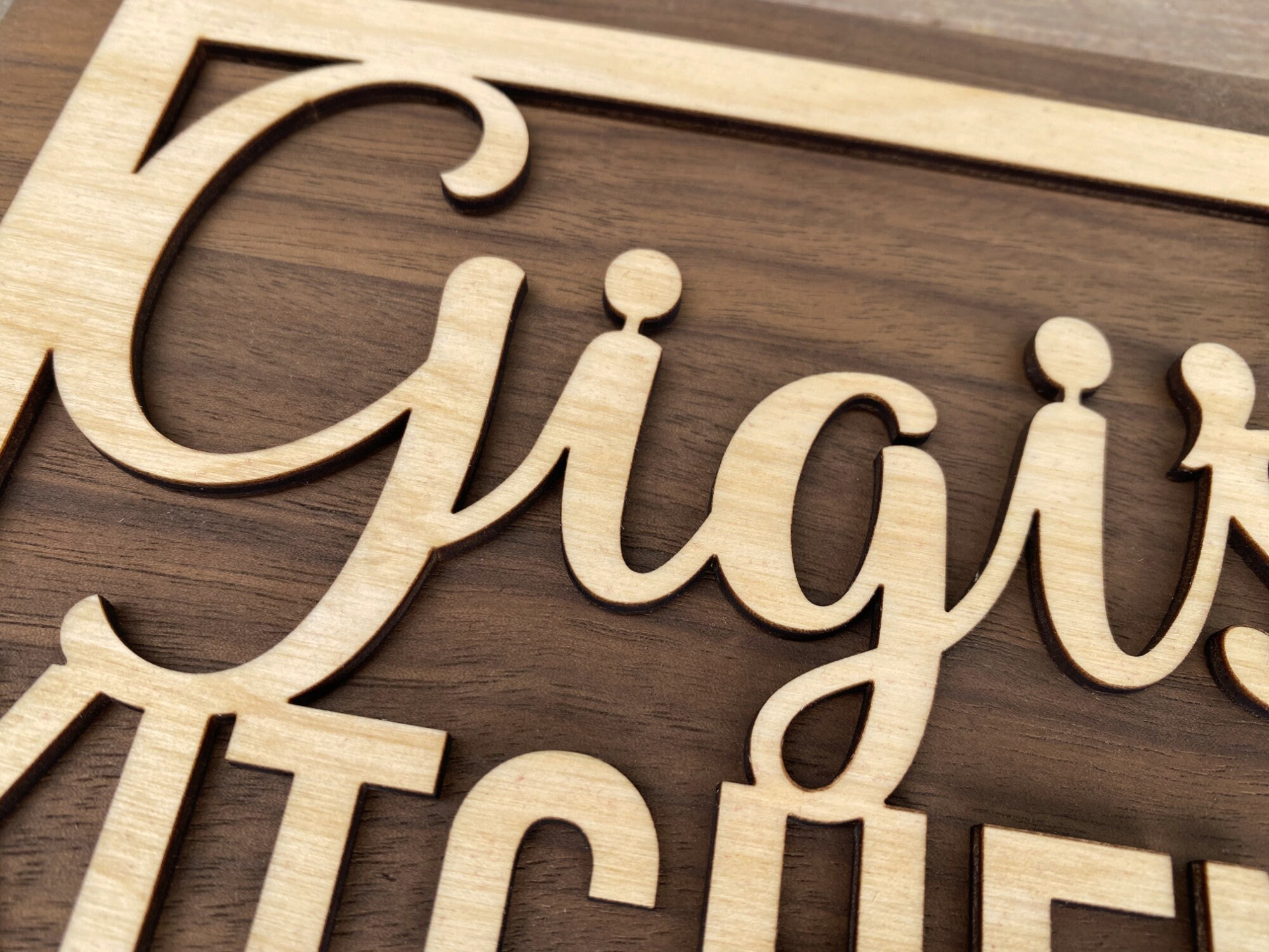 Gigi's Kitchen Sign for Your Gigi Mothers Day Gift Mother Grandmother ...