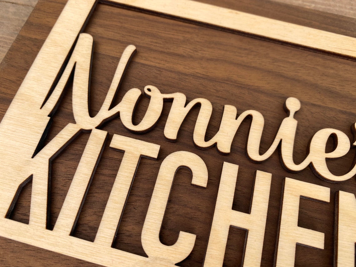 Nonnie's Kitchen Sign for Your Nonnie Mothers Day Gift Mother ...