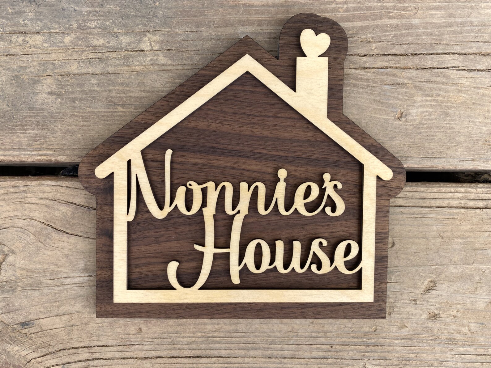Nonnie's House Sign for Your Nonnie Mothers Day Gift Mother Grandmother ...