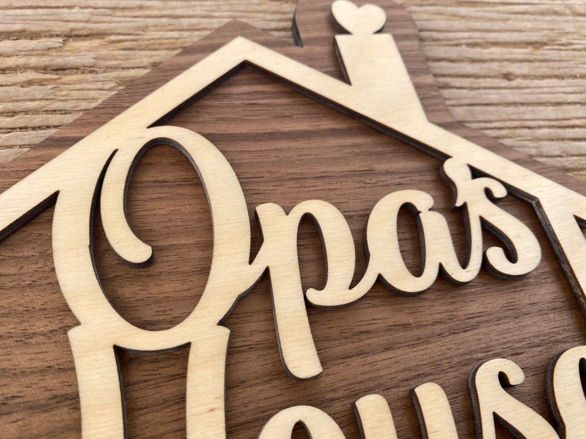 Opa's House Sign for Your Opa Fathers Day Gift Father Grandfather Gift ...