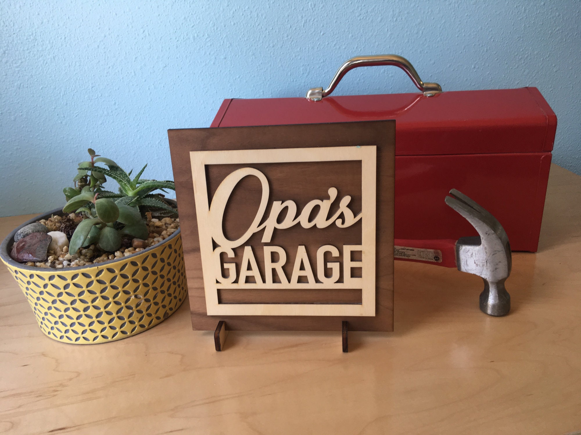 Opa's Garage Sign for Your Opa - Fathers Day Gift - Father Grandfather ...