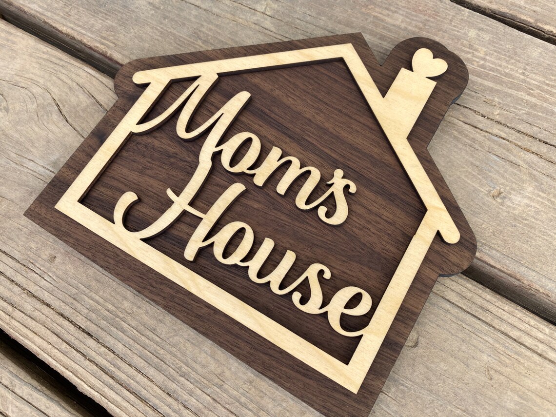 Mom's House Sign for Your Mom Mothers Day Gift Mother Grandmother Gift ...