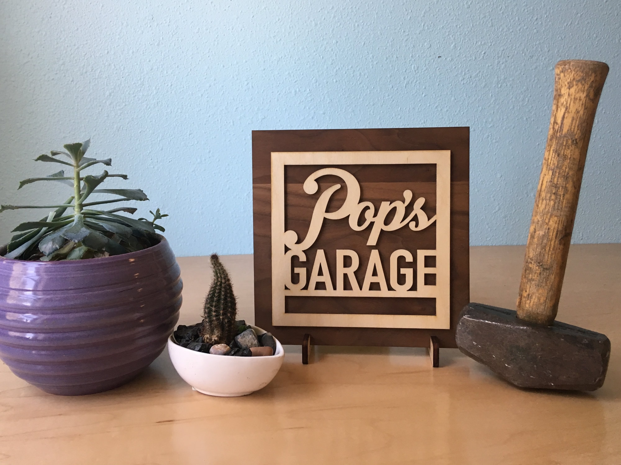 Pop's Garage Sign for Your Pop - Fathers Day Gift - Father Gift ...