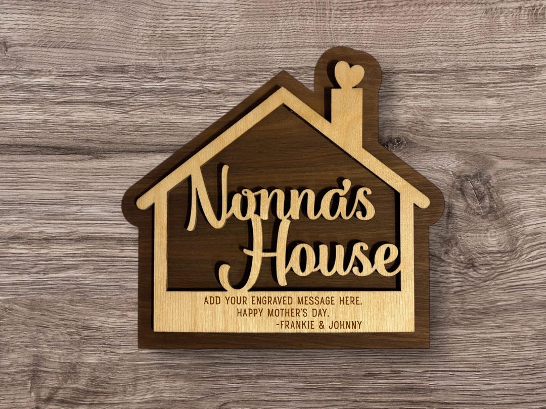 Nonna's House Sign for Your Nonna - Mothers Day Gift - Mother ...