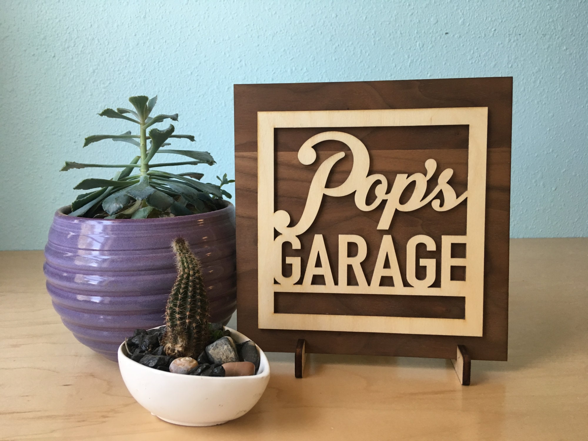 Pop's Garage Sign for Your Pop Fathers Day Gift Father - Etsy