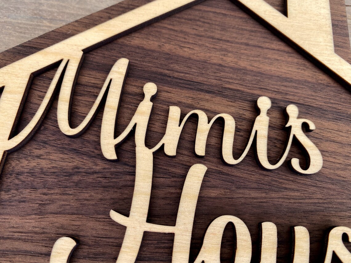 Mimi's House Sign for Your Mimi Mothers Day Gift - Etsy