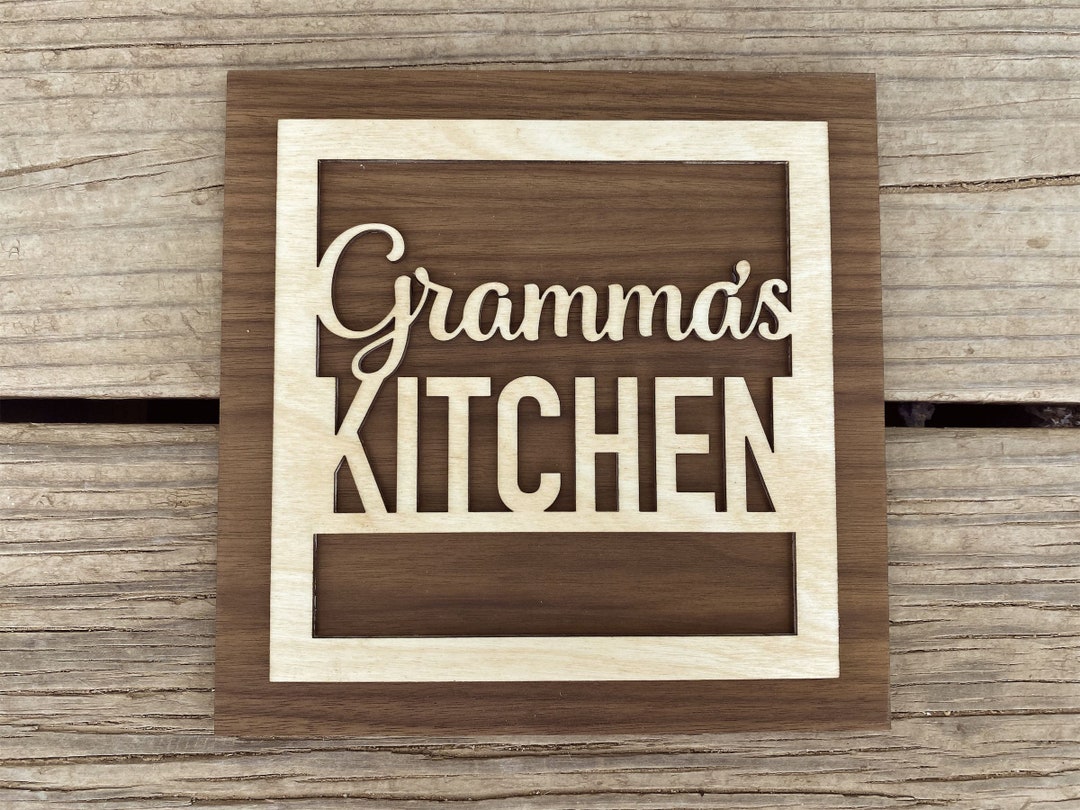Gramma's Kitchen Sign for Your Gramma - Mothers Day Gift - Mother ...