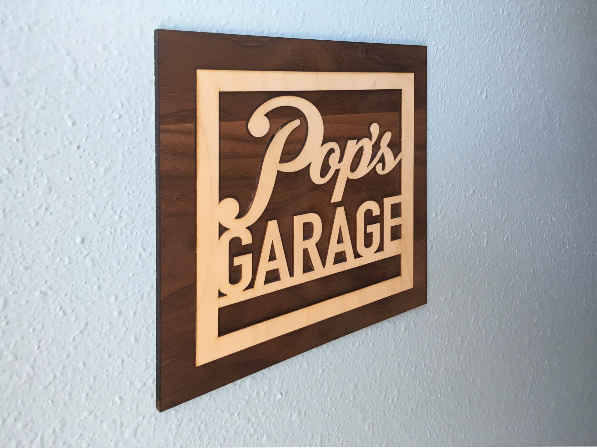 Pop's Garage Sign for Your Pop - Fathers Day Gift - Father Gift ...