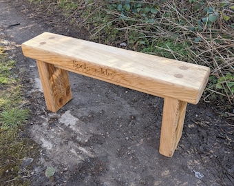 SUSSEX Oak Garden Bench Heavy Duty Forever Lasting Handmade Original ...