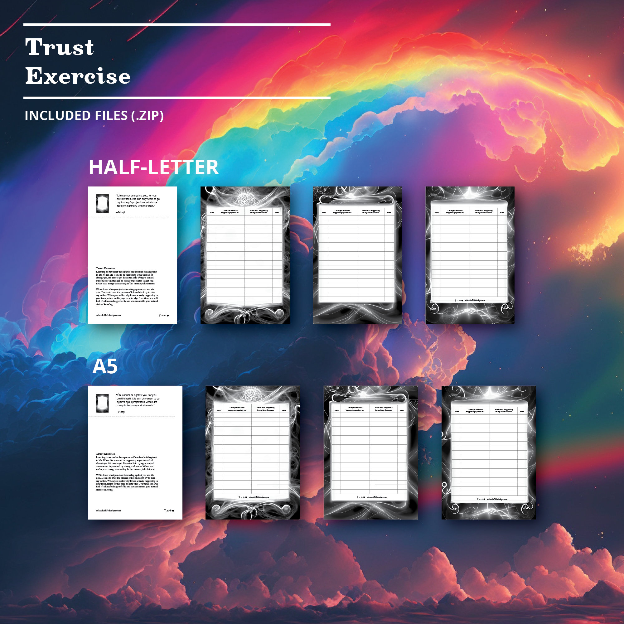 Trust Exercise Optimism Therapy Printable Interactive Worksheet Journal ...