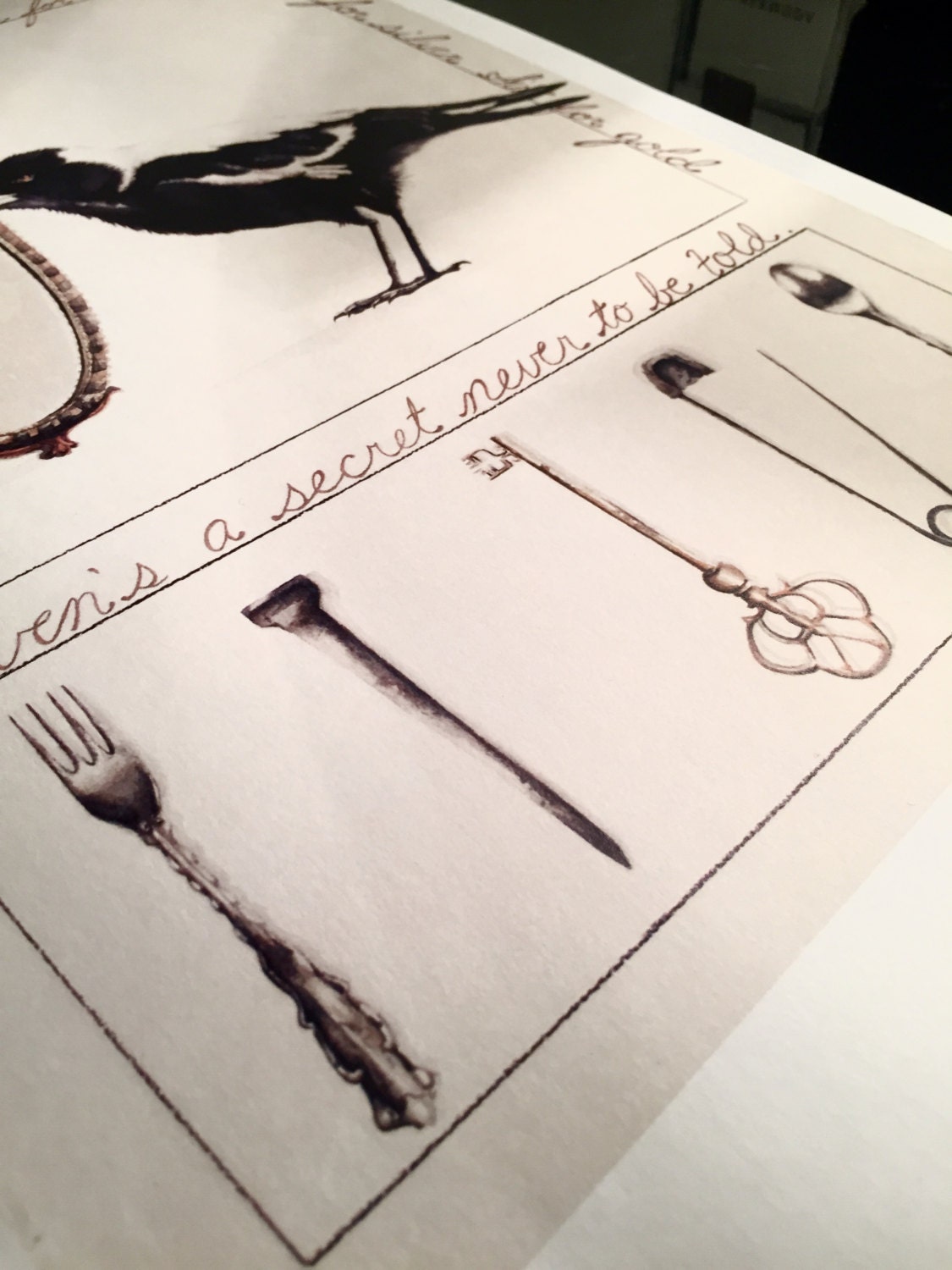 Good Morning Mr. Magpie - Bird Art Print - Etsy