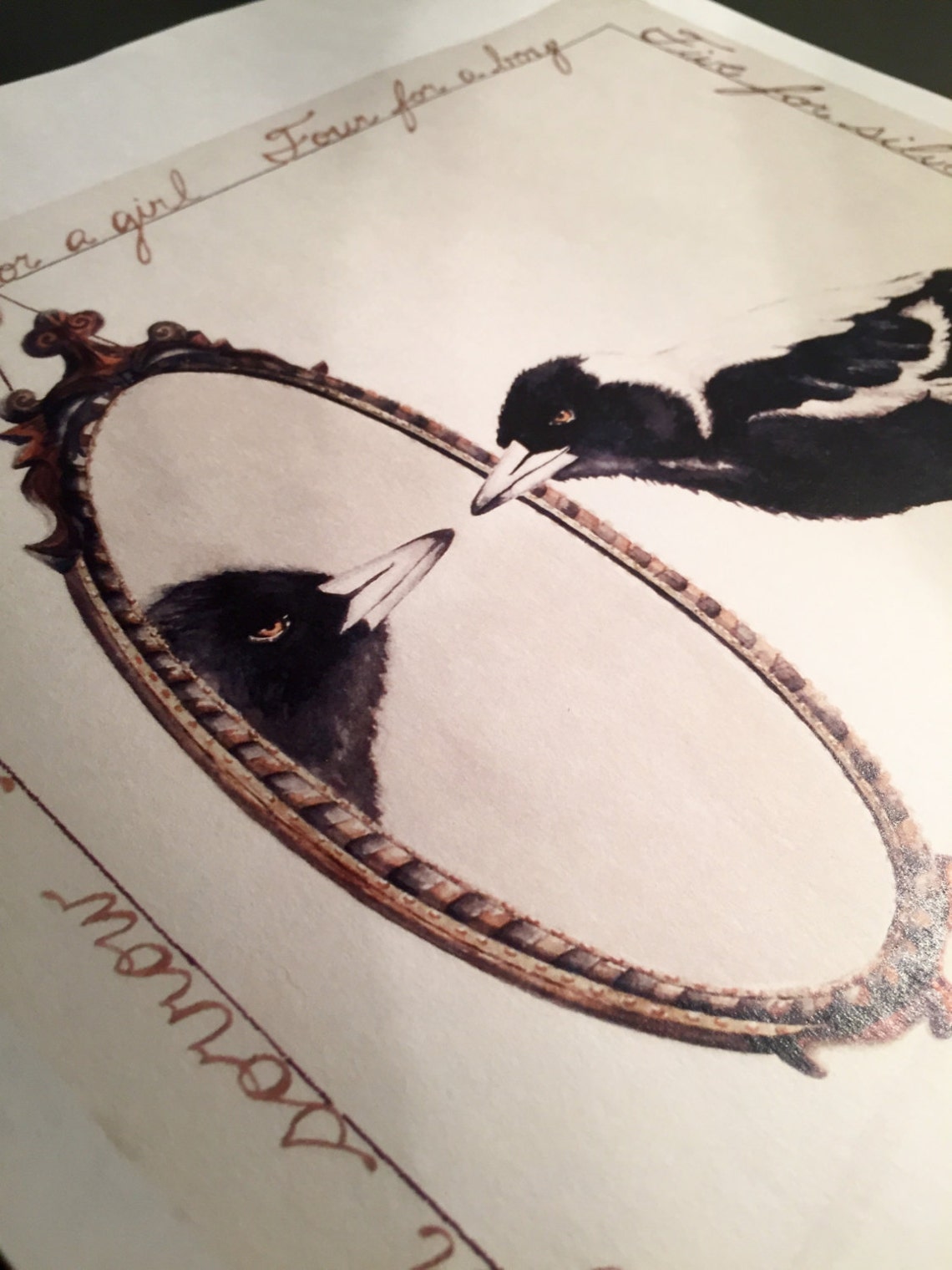 Good Morning Mr. Magpie - Bird Art Print - Etsy