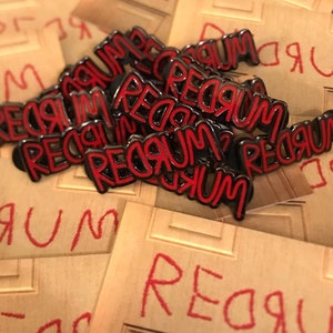 The Shining "redrum" Hard Enamel Pin - Etsy