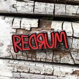 The Shining "redrum" Hard Enamel Pin - Etsy